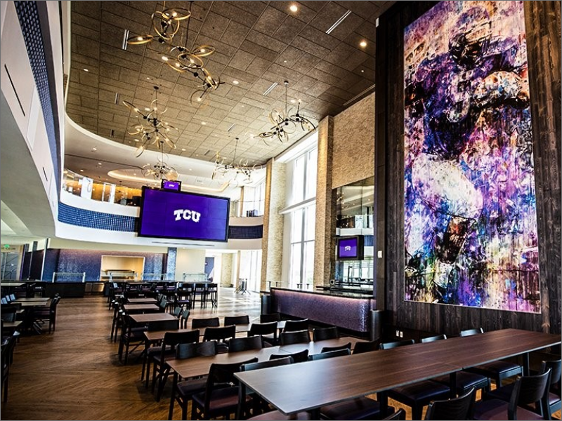 TCU - Amon G. Carter Stadium, Legends Club - Siteline Interior Carpentry